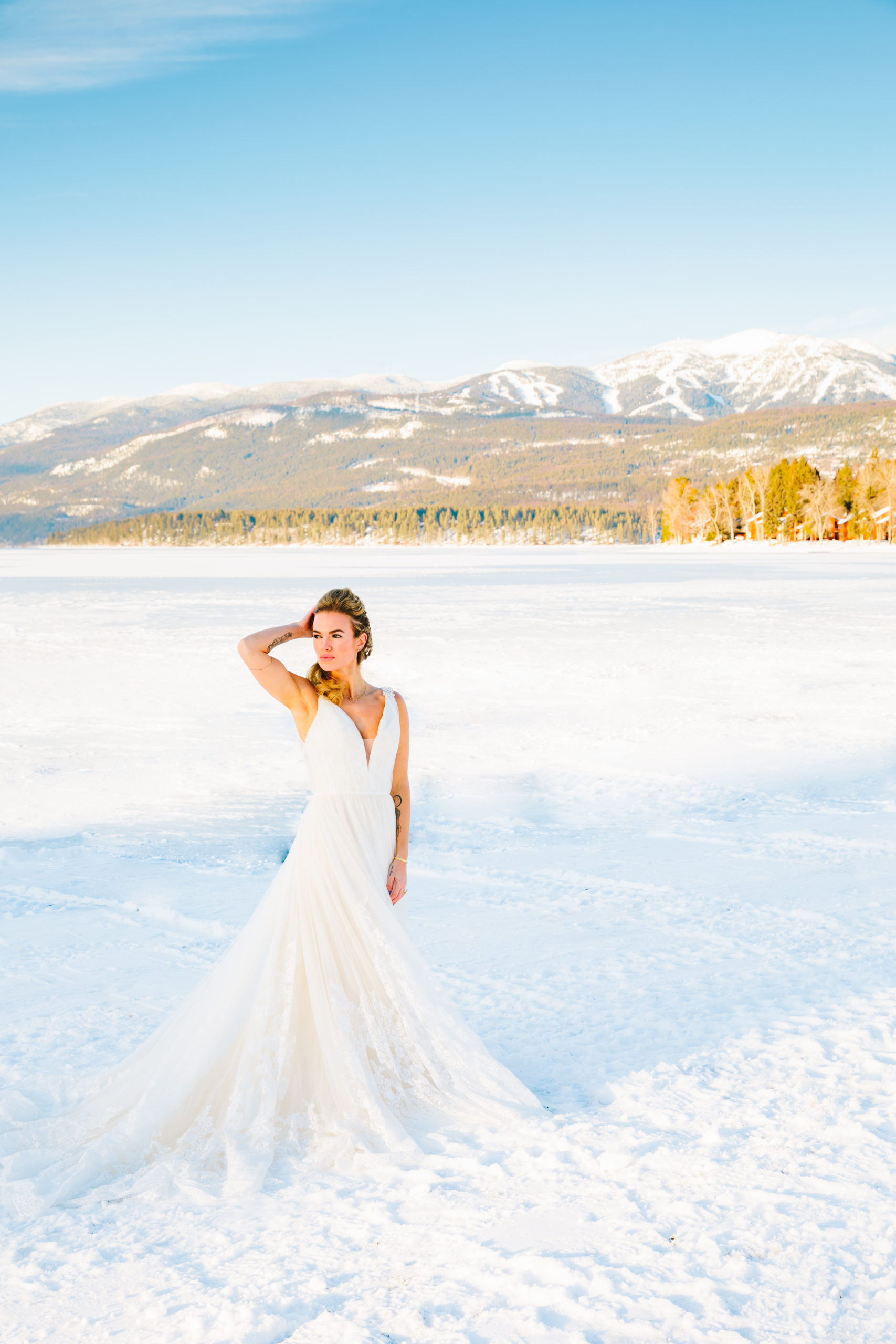 Styled Winter Bridal Portraits, Club Bed Tanning Ad Session - Thewmatt ...